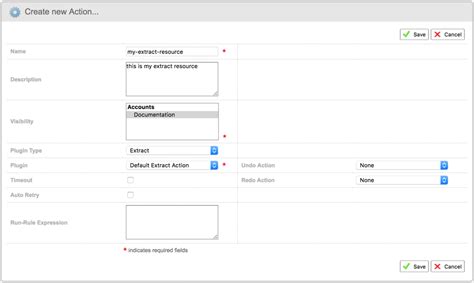 Creating An Extract Action Dalet Flex Documentation