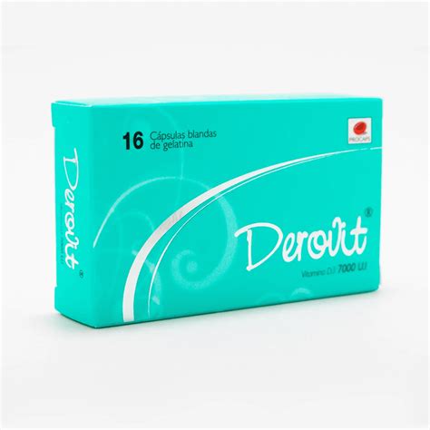 Derovit D3 Vitamina D3 7 000 Ui Rayo De Salud
