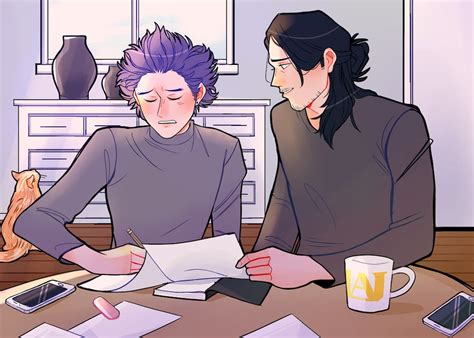 Aizawa And Shinsou Print Etsy