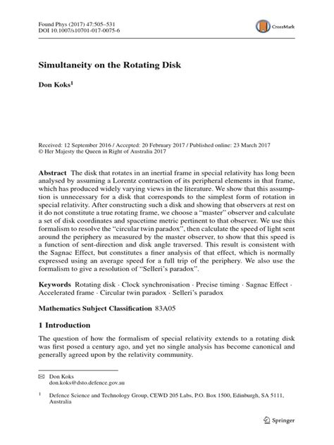 Simultaneity Pdf