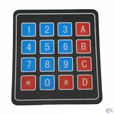 Clavier 16 Touches Keypad Matriciel