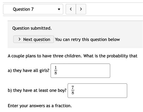 Question 7 Question Submitted Next Question StudyX