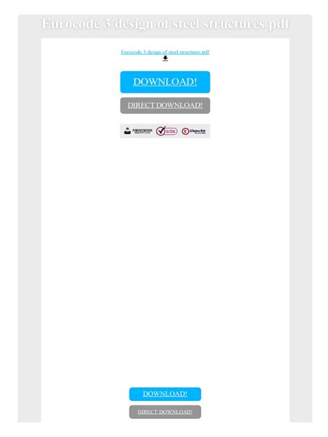 Eurocode 3 Design Of Steel Structures Pdf Structural Engineering