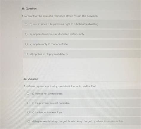 Solved 40 Question Which Of The Following Is True Regarding