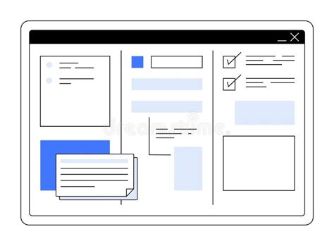 Simplified User Interface Layout With Checklists And Notes For