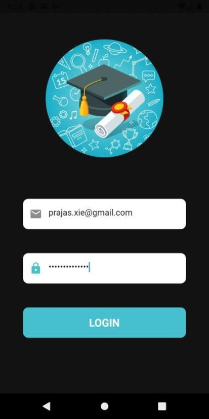 Mobile Application Login Screen Download Scientific Diagram