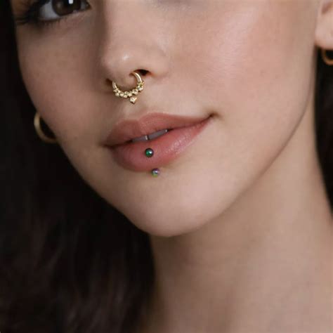 Wholesale 9k And 14k Gold Body Jewelry Clicker Open Hoop And Seamless Rings