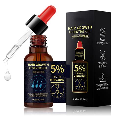 5 Biotin Minoxidil Hair Growth Oil 5 Minoxidil For Men And Women Hair