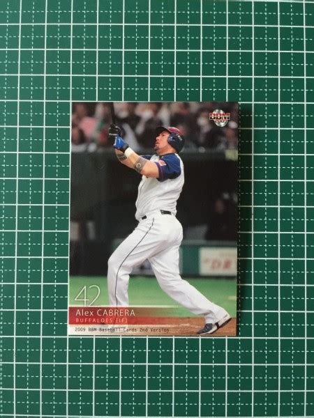 【中古】即決のみ！★bbm プロ野球カード 2009年 ベースボールカード 2ndバージョン 581 カブレラ【オリックス・バファローズ