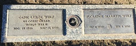 Florence Marilyn Sylvester Wulf 1930 2010 Memorial Find A Grave