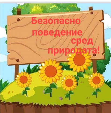Безопасно поведение сред природата ДГ Райна Княгиня Стамболийски