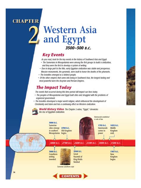 Chapter 2 Section 1 Pdf Mesopotamia Sumer