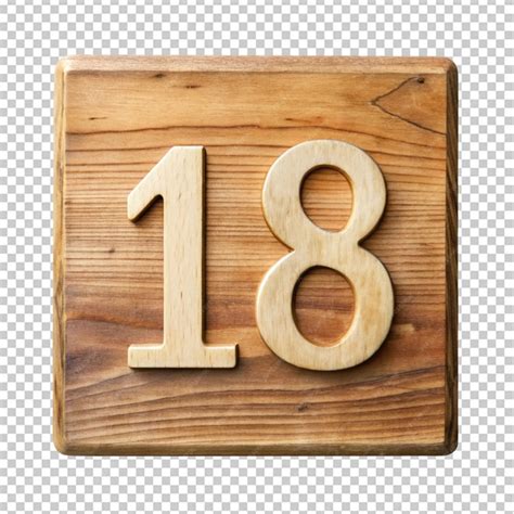 Premium Psd Numerated Tags With Wooden Png