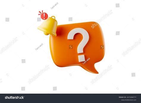3d Rendering Suspicious Alert Icon Question Stock Vector Royalty Free 2473284777 Shutterstock