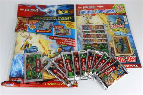 Lego Ninjago Trading Card Game Starter Pack Multi Pack Und Booster Zusammengebaut