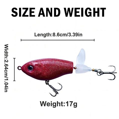 Fishing Gear With Propeller Tractor Hard Bait Artificial Lure Micro
