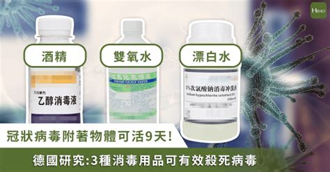 冠狀病毒能停留物體達9天！德研究：3種物質馬上殺死病毒 Heho健康