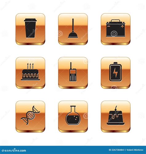 Set Koffiebeker Dna Symbool Testbuis En Kolf Walkie Talkie Cake Met