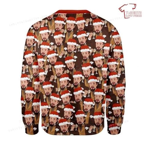 Leo Laughing Meme Ugly Sweater T Shirts Low Price