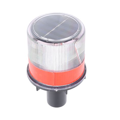 Solar Traffic Warning Light Led Waterproof Easy Move Traffic Flasher