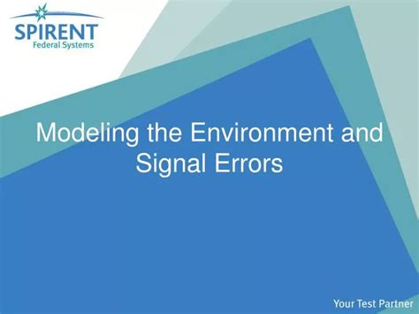 Ppt Modeling The Environment And Signal Errors Powerpoint