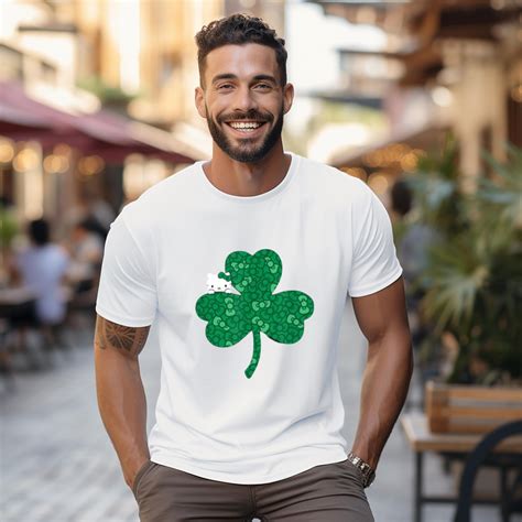 Hello Kitty Clover Shirtsweatshirthoodie Perfect St Patricks Day