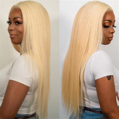 613 Blonde 4x4 Lace Front Wig Straight Human Hair Lace Wigs Celie Hair