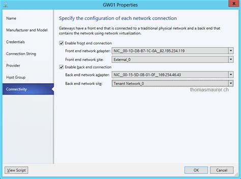 Connect Microsoft Hyper V Network Virtualization Gateway In System Center Virtual Machine