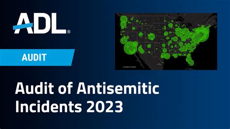 Audit Of Antisemitic Incidents 2023 ADL