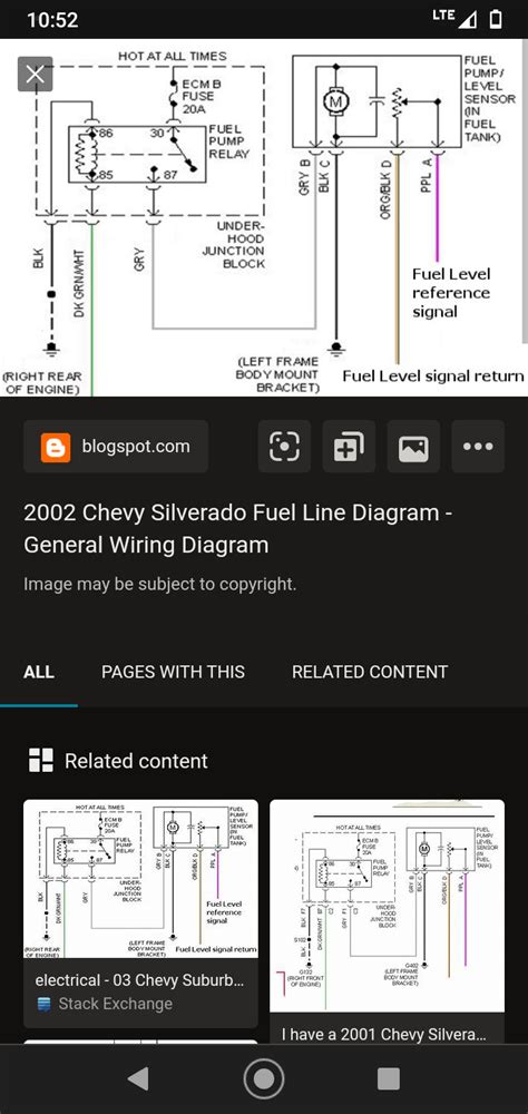 Chevy Fuel Pump Relay Diagram