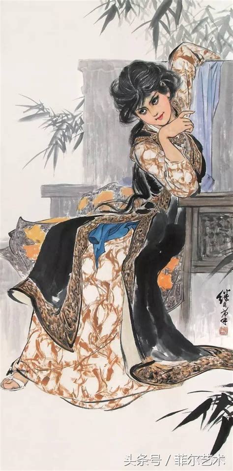 中國畫家劉繼卣人物國畫作品欣賞 每日頭條