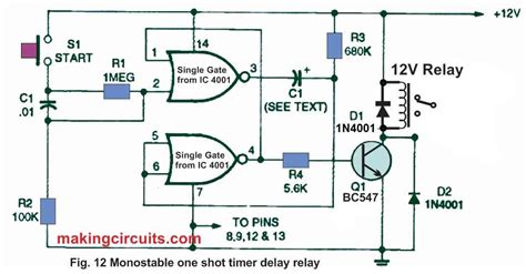 How To Make A Delay Circuit Circuit Diagram