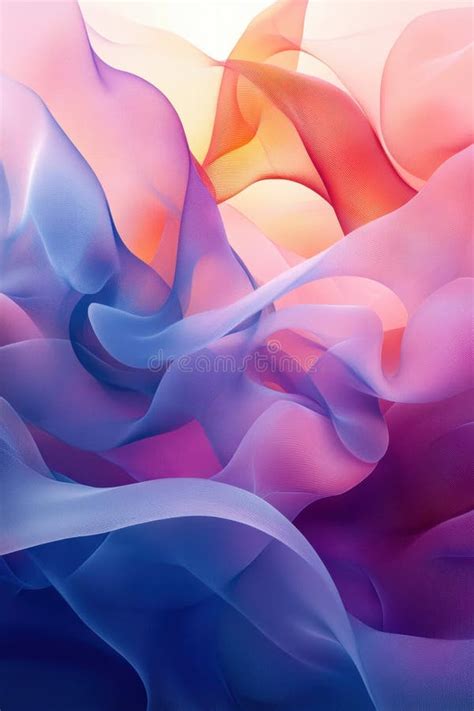 Background With Dreamy Cloud Like Shapes And Soothing Colors