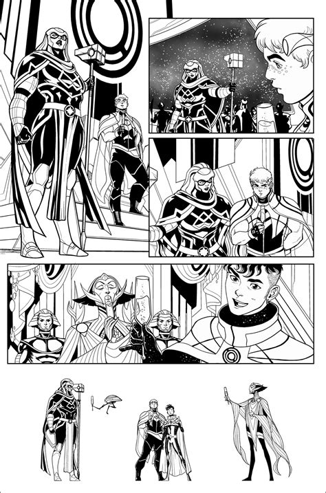 Sequentials Linework Marvel Comics On Behance Sequentials Linework Marvel Comics On Behance