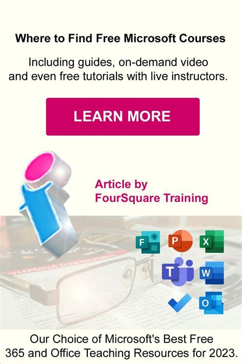 Free Microsoft Office And Microsoft 365 Courses That Are Microsoft