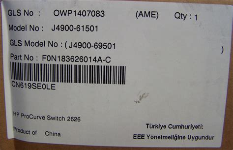 New J4900b Hp Procurve 2626 Switch 24 Port 10 100 2x Gigabit Tx