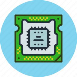 Computer Electronics Hardware Processor Science Icon Download On Iconfinder