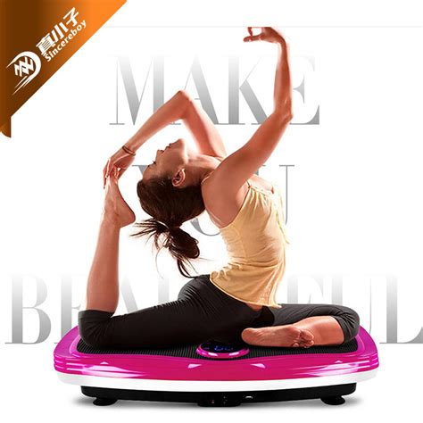 Whole Body Fitness Equipment Crazy Fit Massage Platform Vibration
