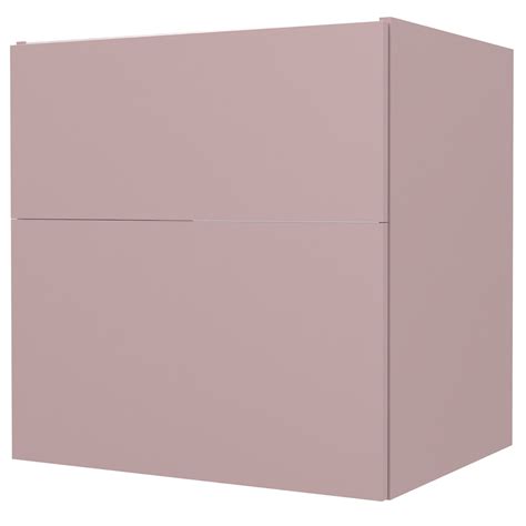 Aurelia 600 Two Drawer Vanity Unit Pink Calypso Bathroom Furniture
