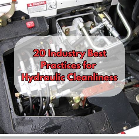 Sara Mccaslin On Linkedin 20 Industry Best Practices For Hydraulic Cleanliness