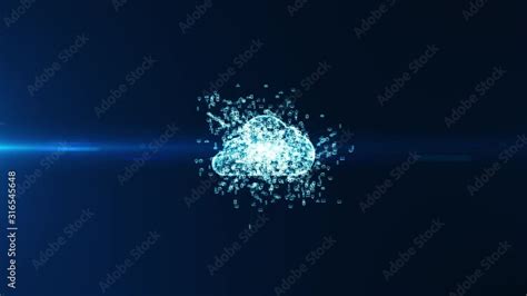 Cloud Computing And Big Data Concept Technology Connectivity Of Digital Data And Futuristic