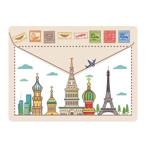 Premium Vector Postal Envelope