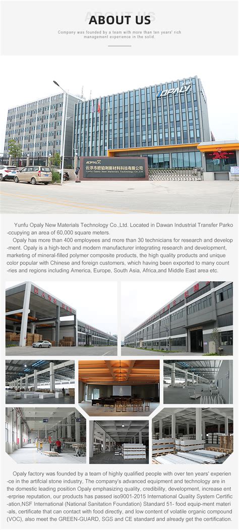 Modified Acrylic Solid Surface Sheets Engineered Marble Acrylic Stone