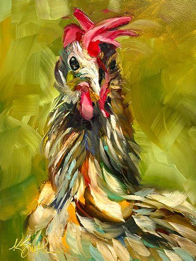Edna The Chicken Oil Painting Demo — Kim Smith Fine Art Contemporary