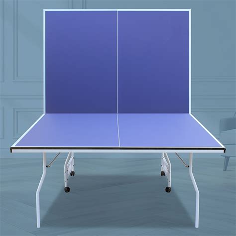 Builddecor 9ft Mid Size Table Tennis Table Foldable And Portable Ping