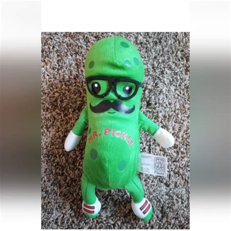 Fiesta Toys Fiesta Mr Pickle Green Pickle 8 Mascot Mustache Glasses