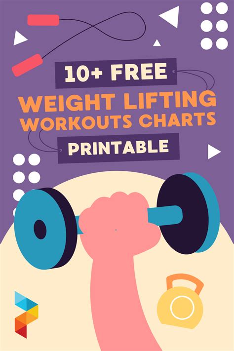 Weight Lifting Workouts Charts 10 Free Pdf Printables Printablee
