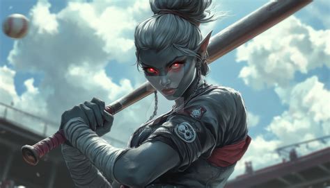 Drow Baseball Star By Dyizai On Deviantart