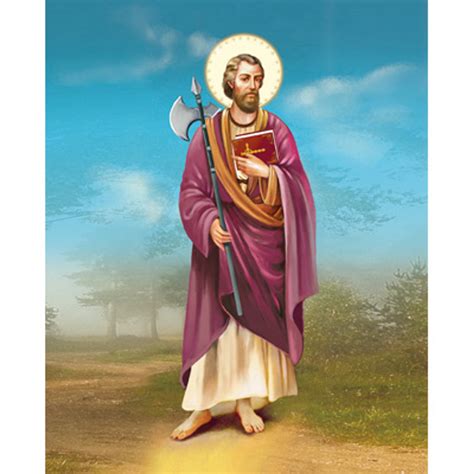Saint Matthias Carded 8x10 Print For Framing Catholic Online Shopping