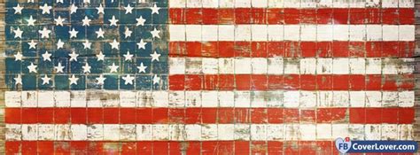 American Flag Facebook Cover Over